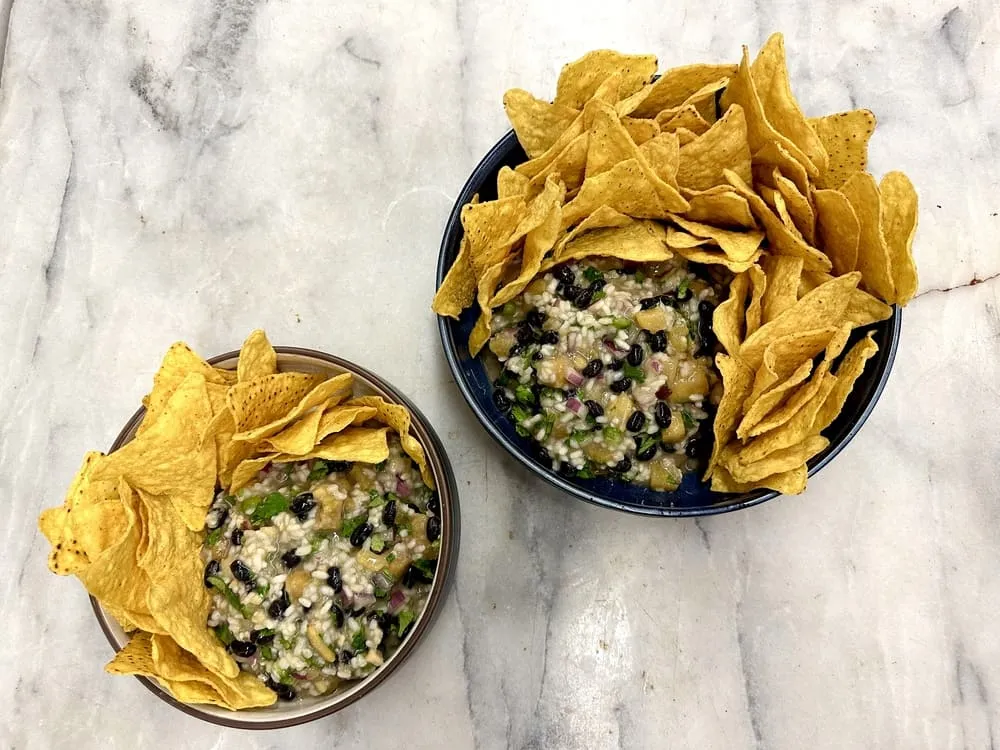 Fermented Ancho Pineapple & Black Bean Burrito Filling Dip Recipe ...